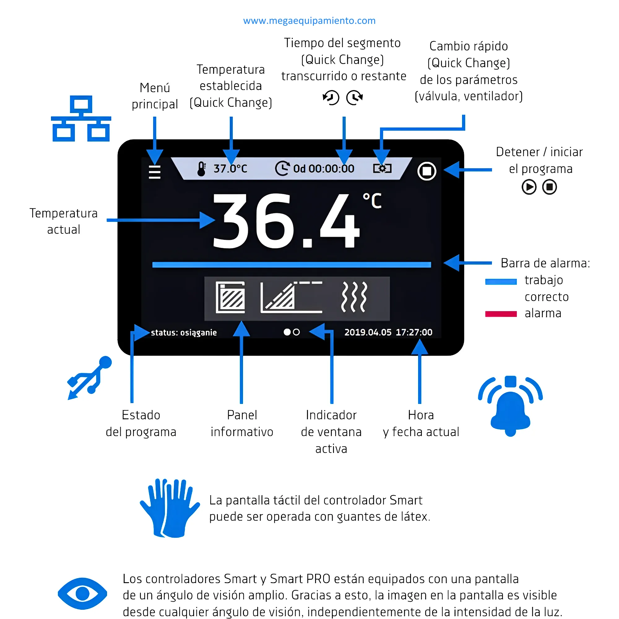 Incubadora refrigerada con refrigerador ST2/CHL3 - POL-EKO (350 Litros ...