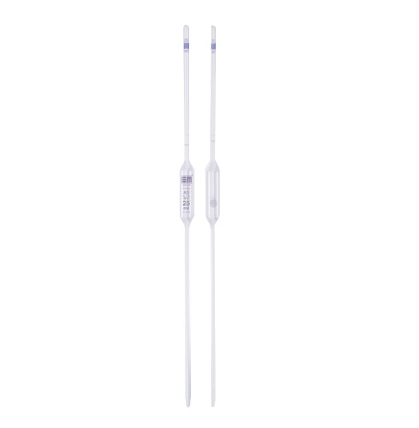 Pipeta volumétrica de 25 ml - Hirschmann Lab (Clase A, graduación en ...