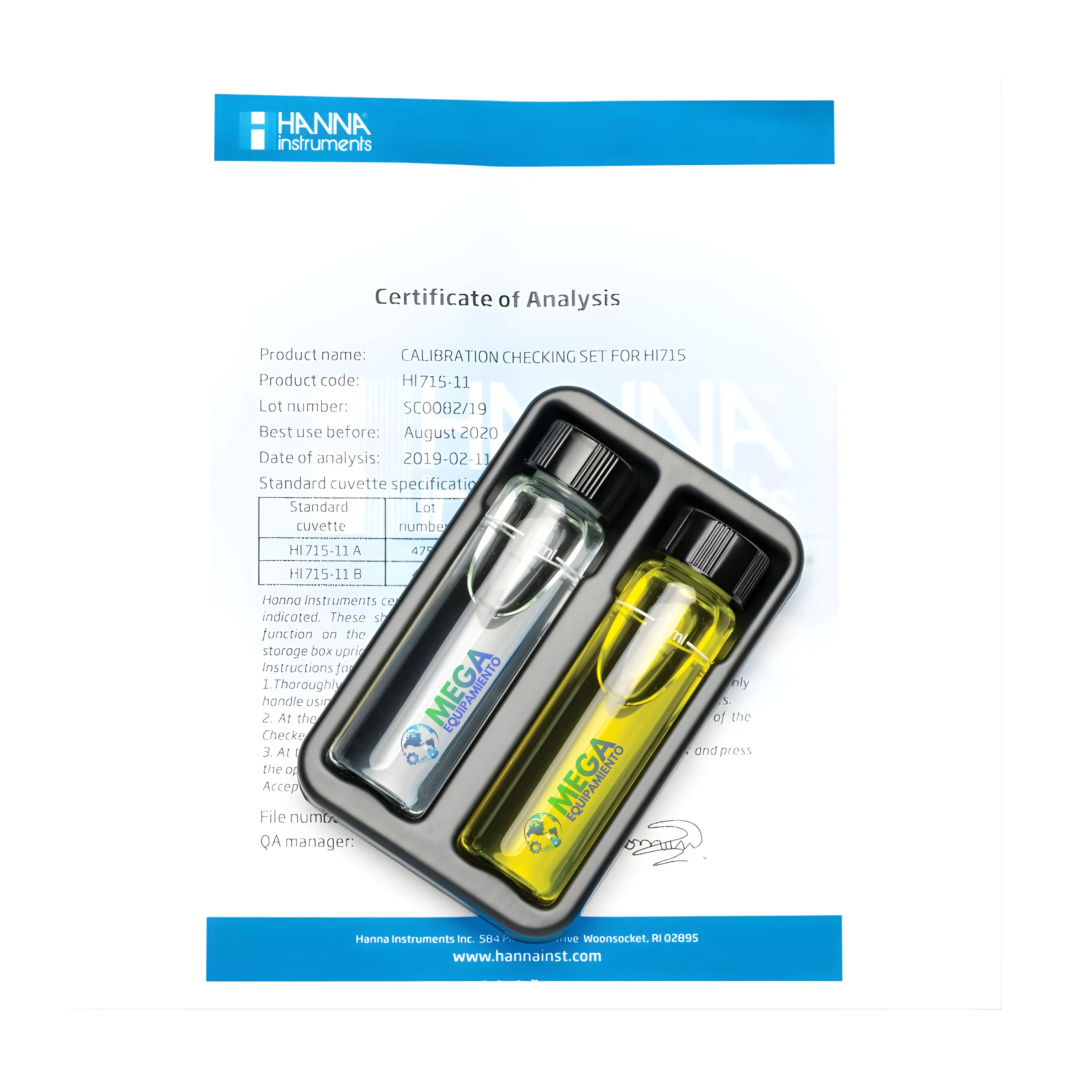 Conjunto de estándares de calibración para Checker de amoniaco ...