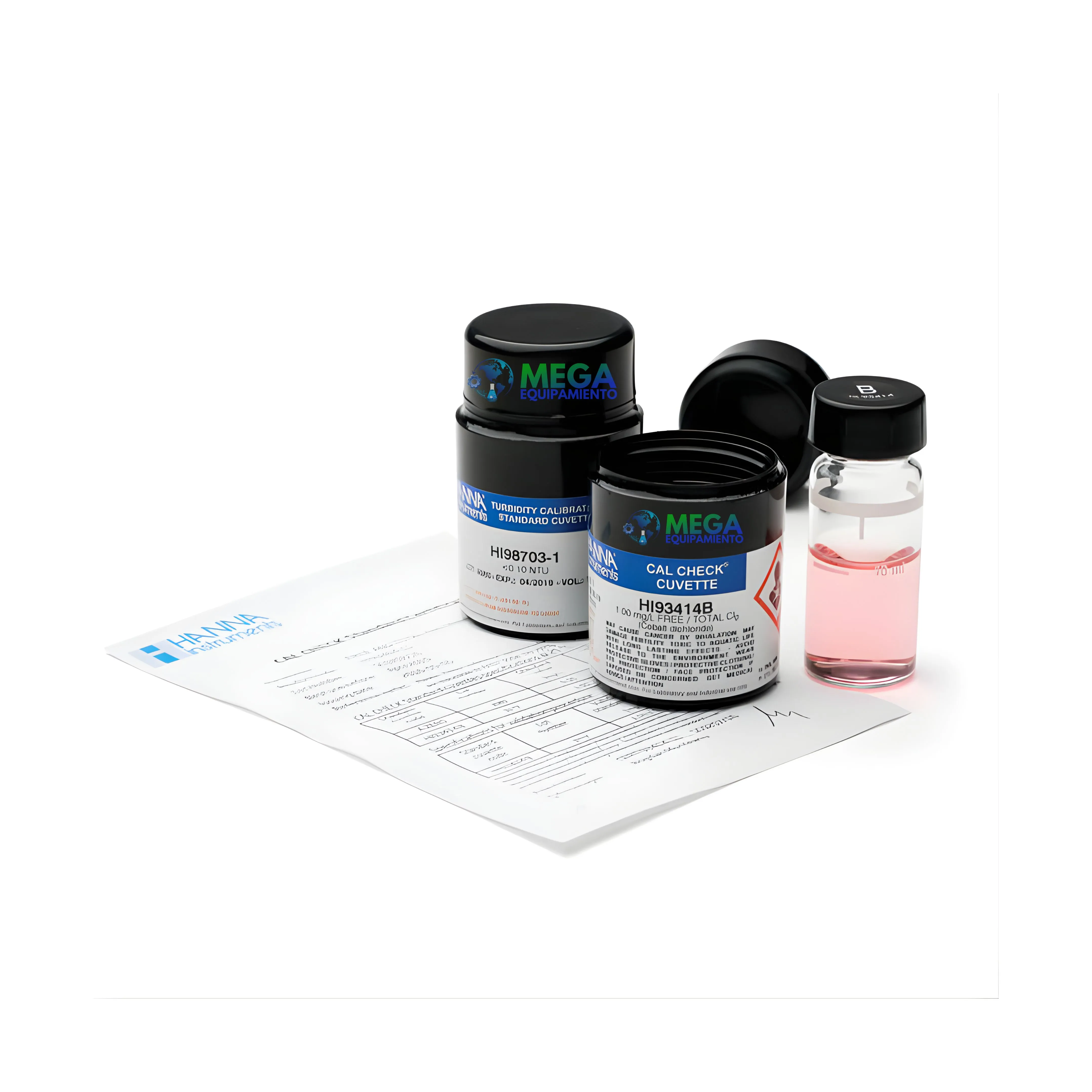 Estándares CAL Check cloro libre/total HI93414-11 - Hanna Instruments ...